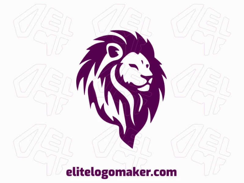 Purple Lion Logo Builder